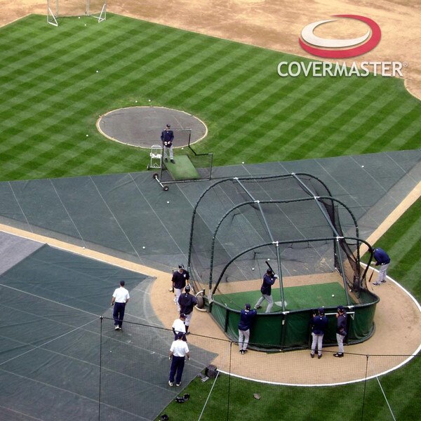 Batting Practice Infield Protection | BP Zone™ Infield Turf Protectors ...