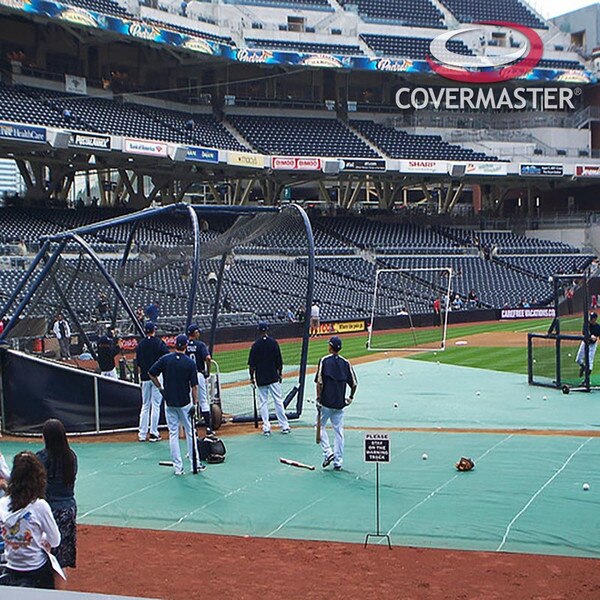 Batting Practice Infield Protection | BP Zone™ Infield Turf Protectors ...