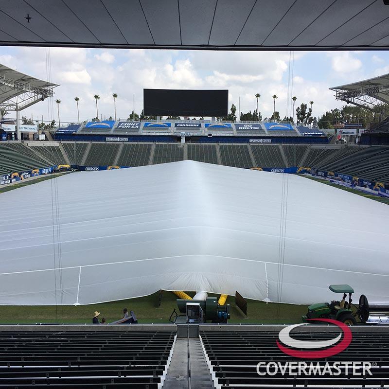 Inflatable Stadium Field Cover | Inflatable Turf Field Protection ...