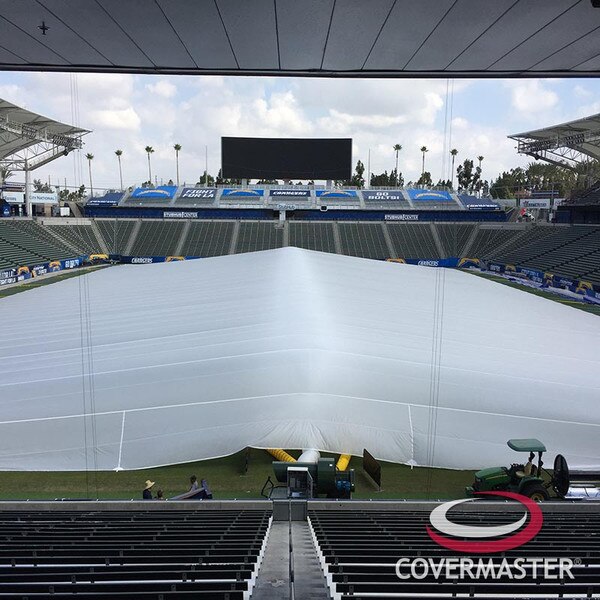Inflatable Stadium Field Cover | Inflatable Turf Field Protection ...