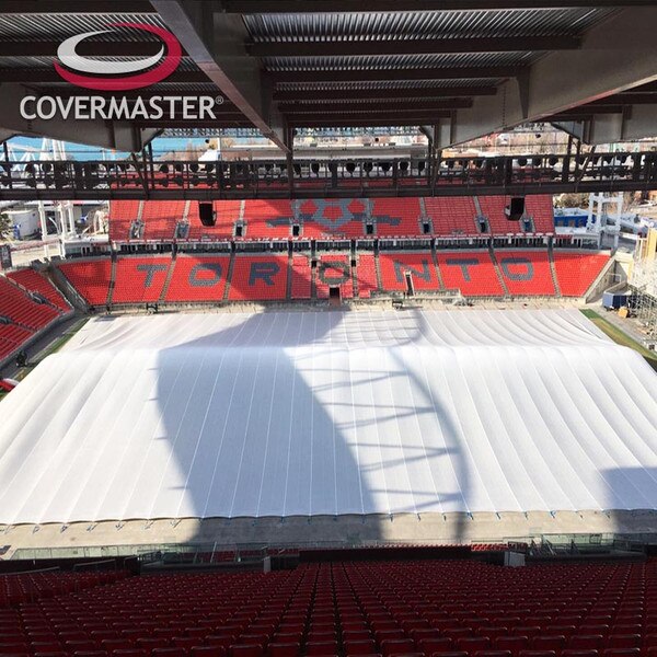 Inflatable Stadium Field Cover | Inflatable Turf Field Protection ...