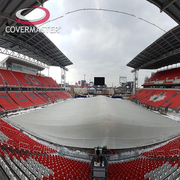 Inflatable Stadium Field Cover | Inflatable Turf Field Protection ...